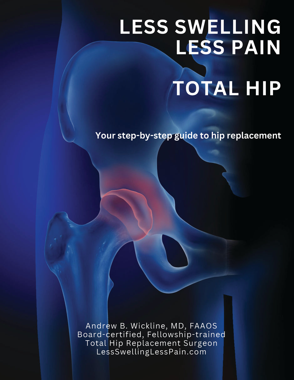 Less Swelling Less Pain | Shop Dr. Wickline Hip & Knee Books